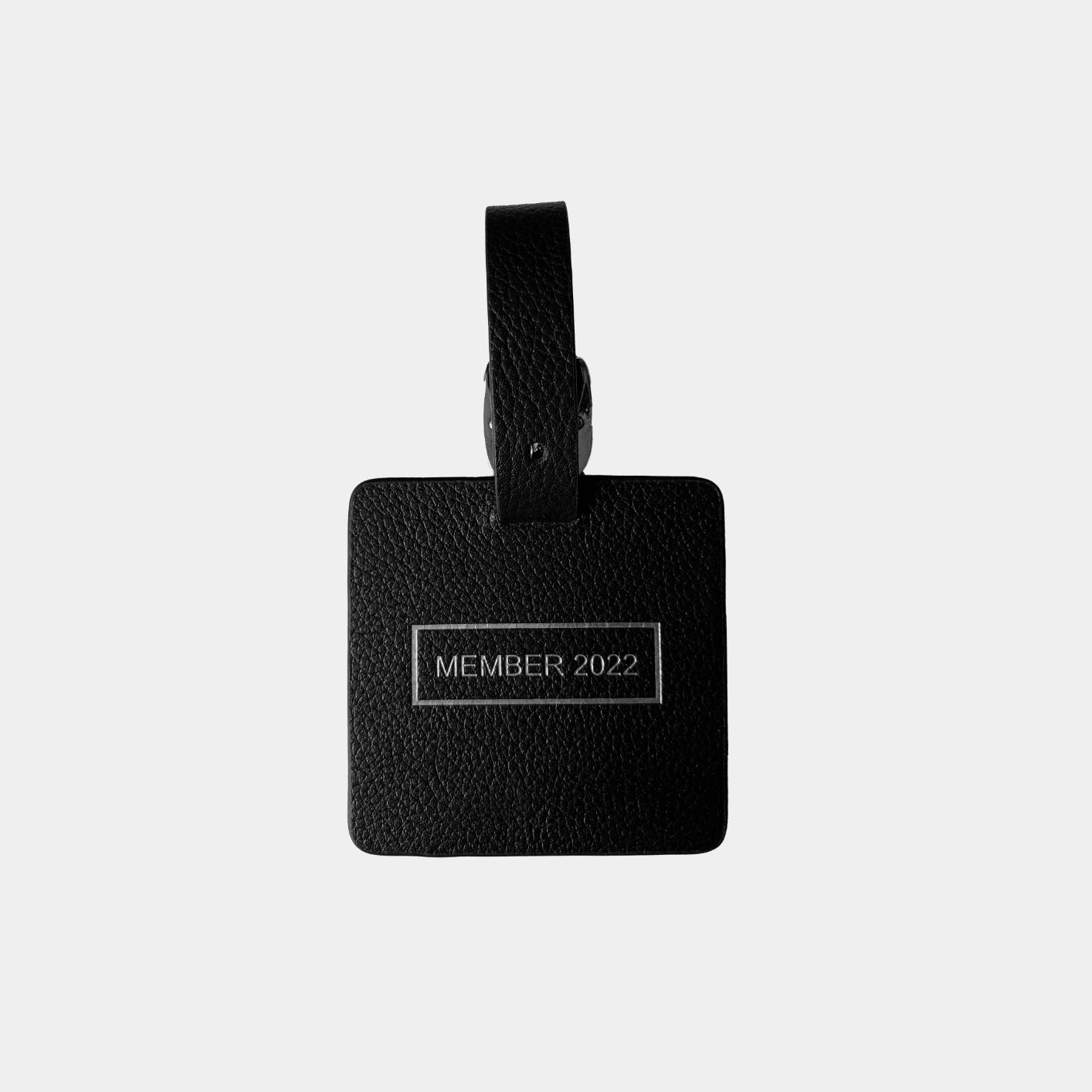 Leather Square Bag Tag