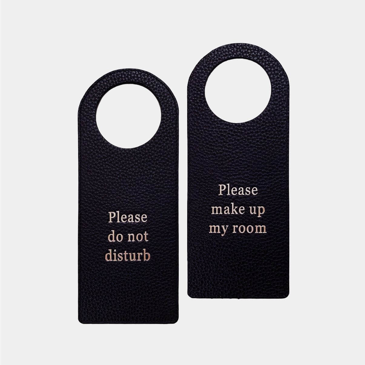 Leather Do Not Disturb Sign