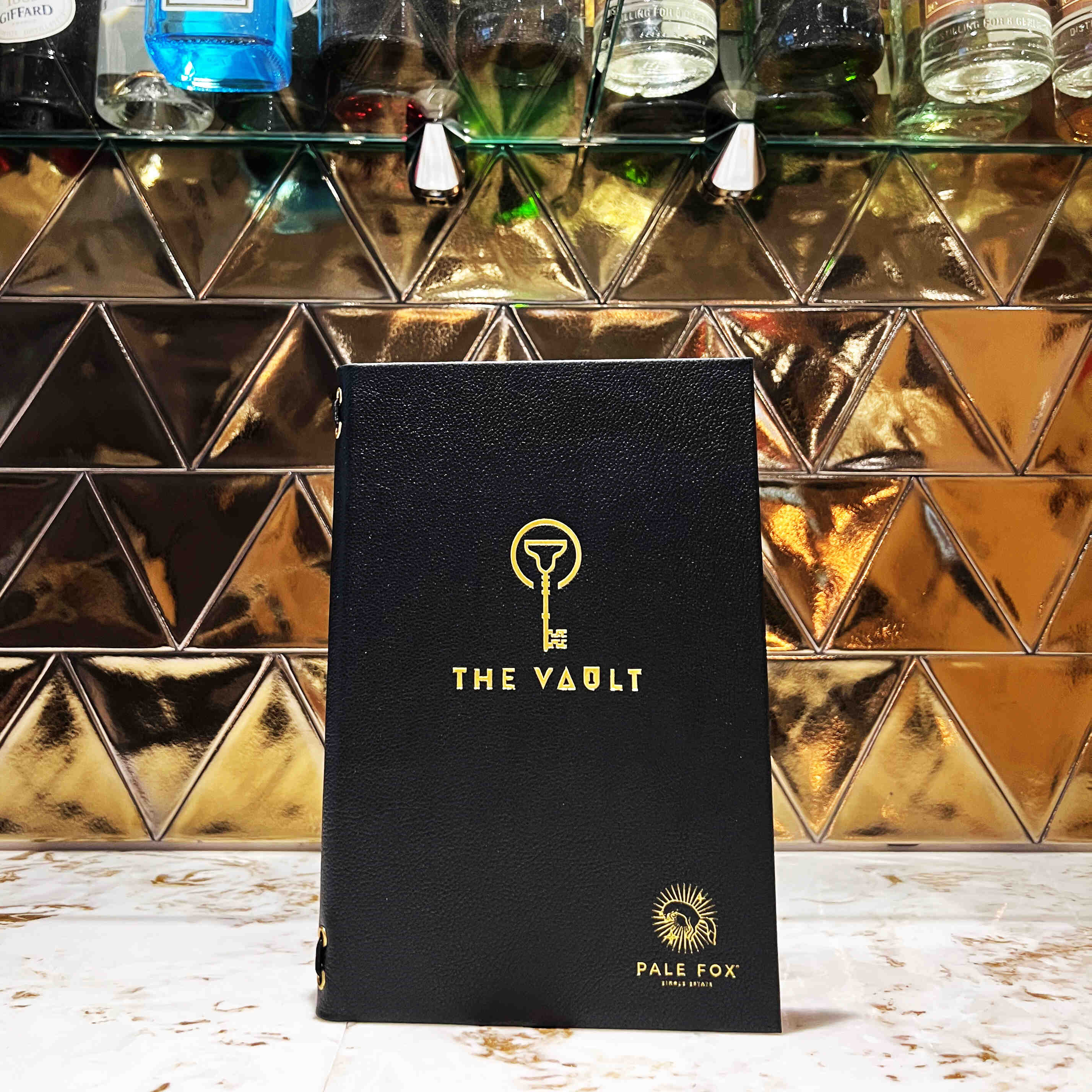 A5 Leather Menu Cover